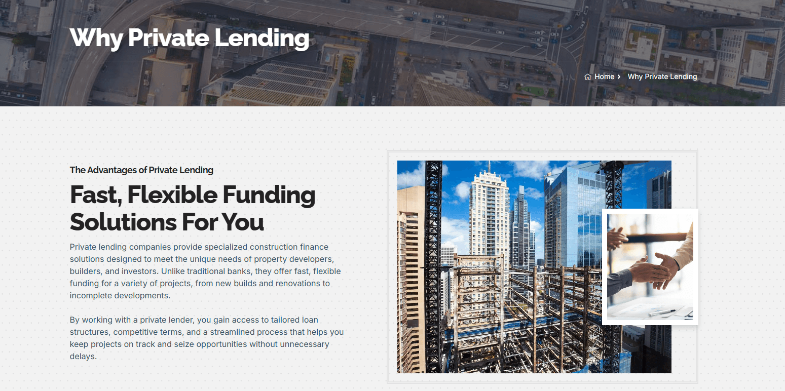 Why Private Lending | Private lending companies provide specialized ...